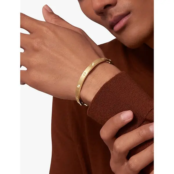 Cartier Love Diamond Bracelet - Yellow Gold