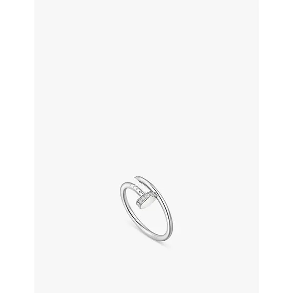 CARTIER Juste Un Clou 18ct White-gold And Diamond Ring - White Gold
