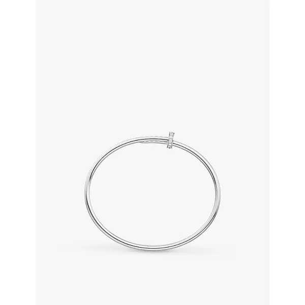 Cartier Juste Un Clou 18ct White-gold Diamond Bracelet - White Gold