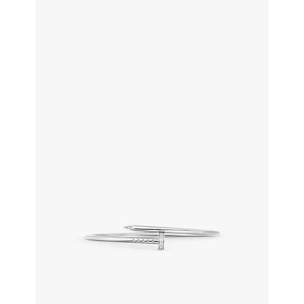 Cartier Juste Un Clou 18ct White-gold Diamond Bracelet - White Gold