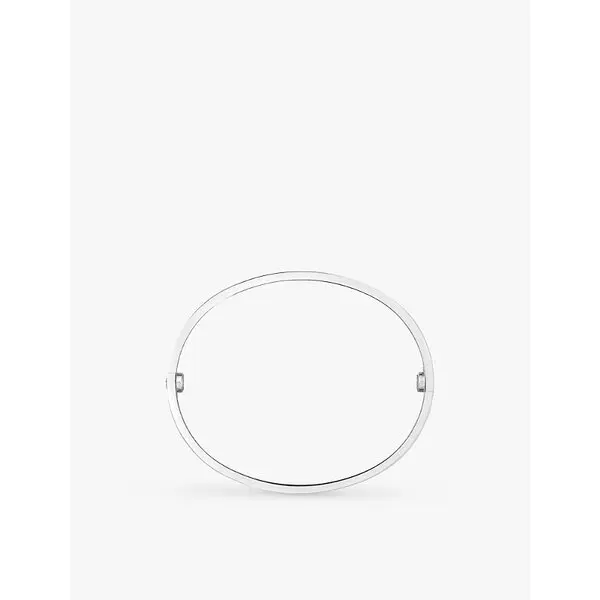 Cartier Love Classic Diamond Bracelet - White Gold
