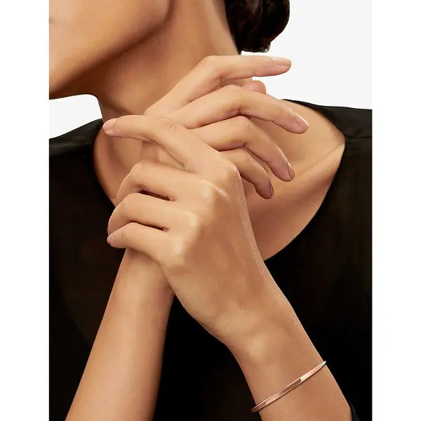 Tiffany & Co. Lock Narrow Bangle Bracelet
