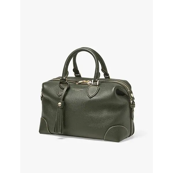 ASPINAL OF LONDON The Hudson Midi Leather Bag - Green
