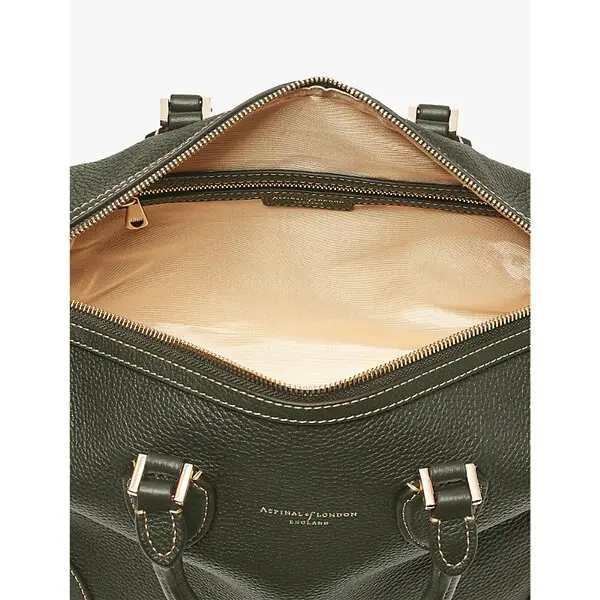 ASPINAL OF LONDON The Hudson Midi Leather Bag - Green