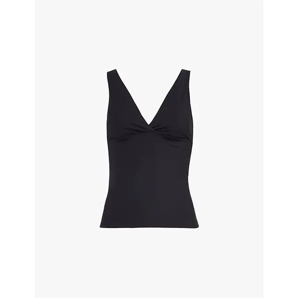 TALA Dayflex Support V-neck Stretch-nylon Top