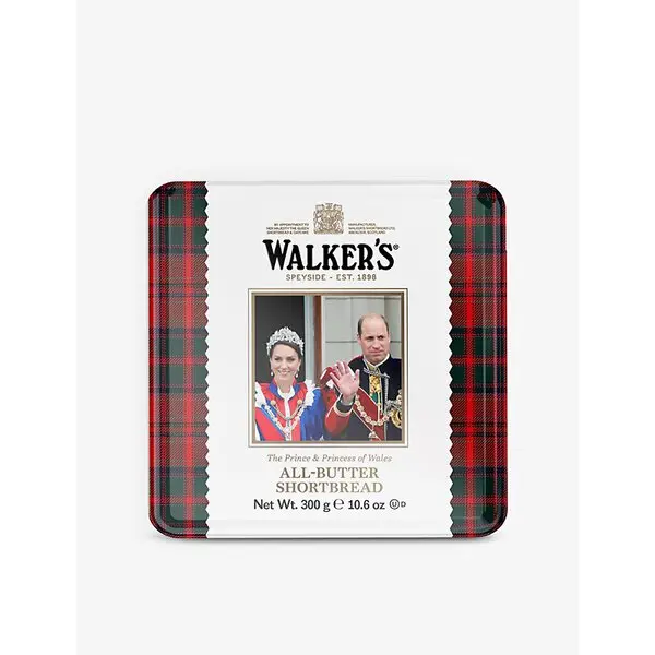 WALKERS Prince And Princess Of Wales Shortbread Biscuit Tin 300g - One-color