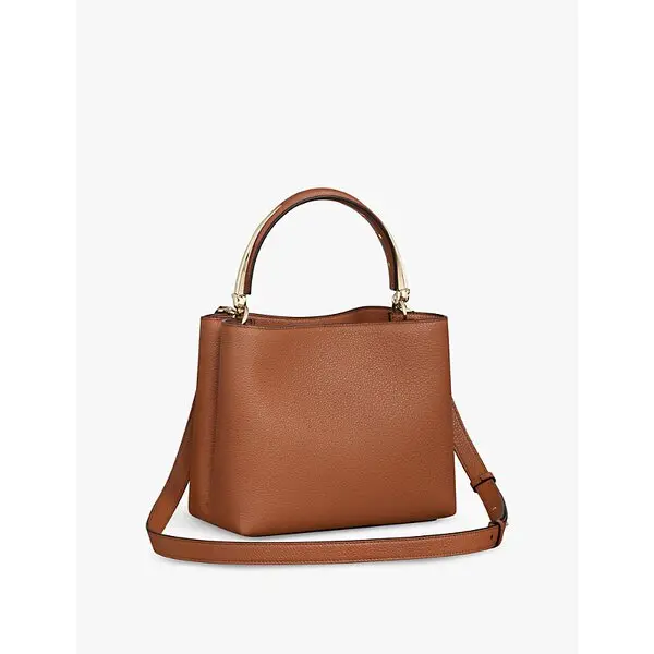 Cartier Panthère De Leather Top-handle Bag - Caramel