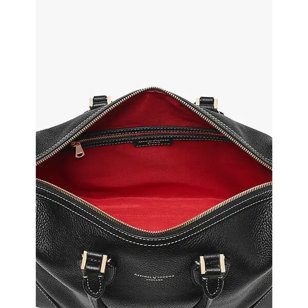 ASPINAL OF LONDON The Hudson Midi Leather Bag - Black
