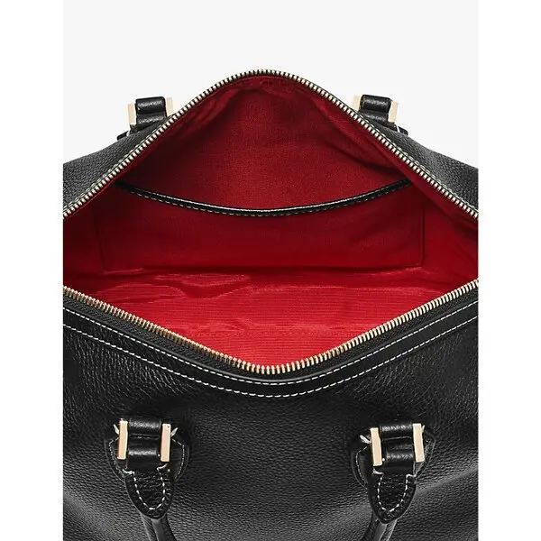 ASPINAL OF LONDON The Hudson Midi Leather Bag - Black