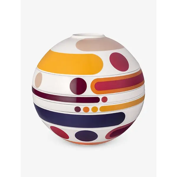 VILLEROY & BOCH Iconic La Boule Miami Stackable Seven-piece Porcelain Set - One-color