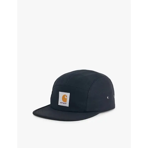 Carhartt Work In Progress Backley Logo-patch Cotton-canvas Baseball Cap - Black