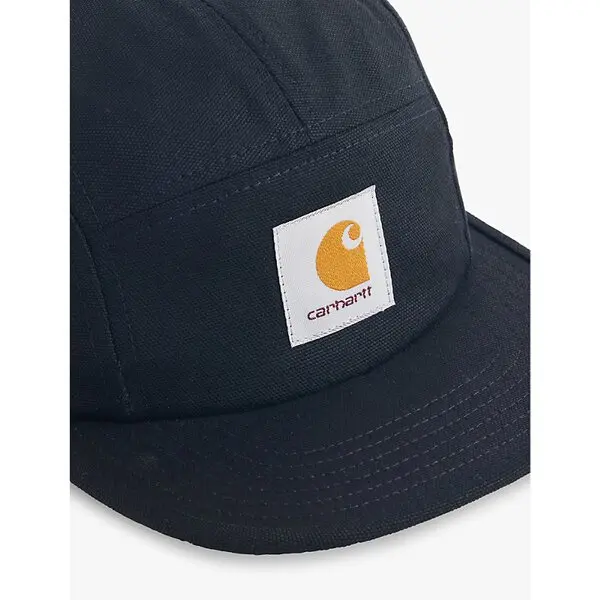 Carhartt Work In Progress Backley Logo-patch Cotton-canvas Baseball Cap - Black