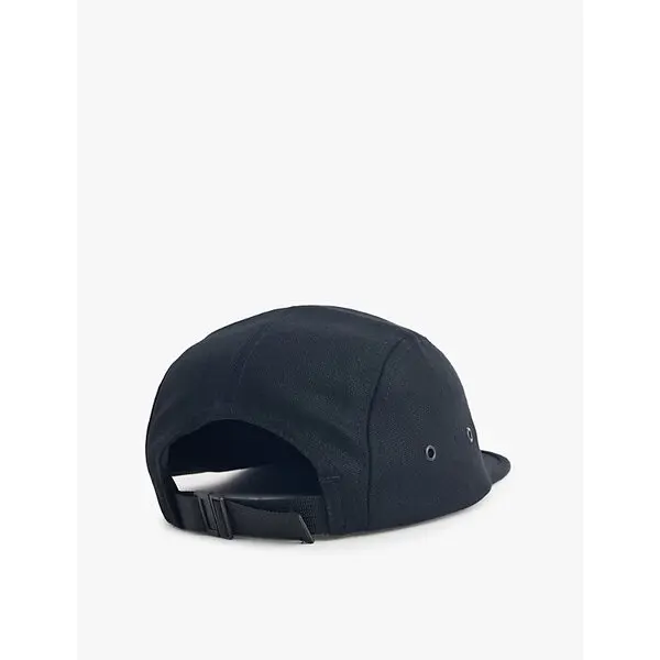 Carhartt Work In Progress Backley Logo-patch Cotton-canvas Baseball Cap - Black