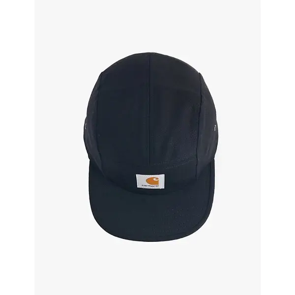 Carhartt Work In Progress Backley Logo-patch Cotton-canvas Baseball Cap - Black