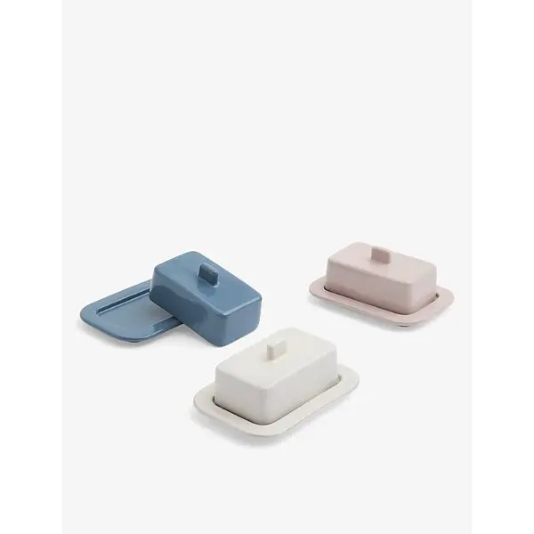 HAY Barro Terracotta Butter Dish 7.5cm - Natural