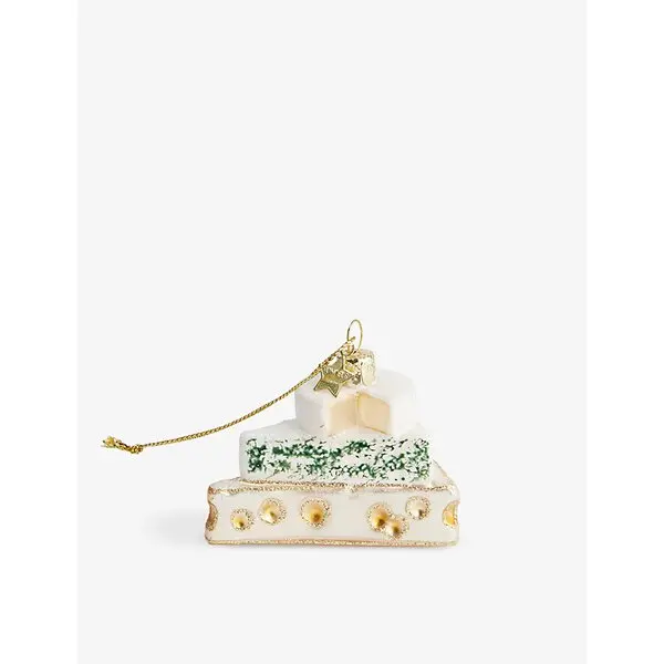 SELFRIDGES EDIT Cheese Glass Christmas Decoration