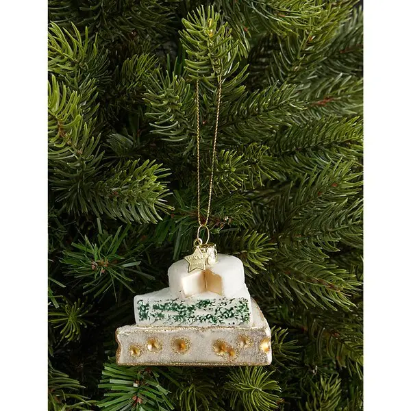 SELFRIDGES EDIT Cheese Glass Christmas Decoration