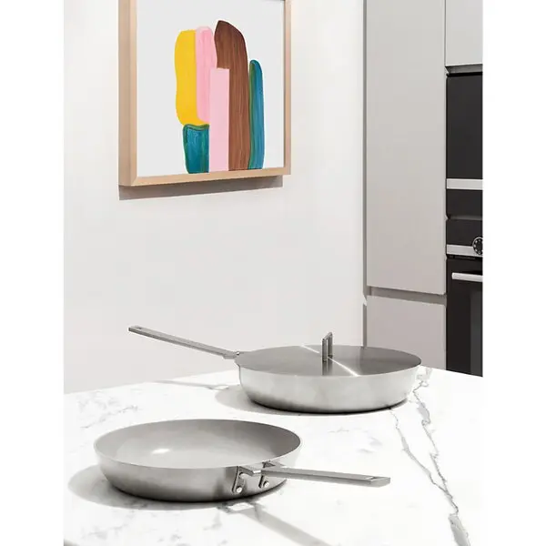 ALESSI Convivio Stainless-steel Frying Pan 24cm