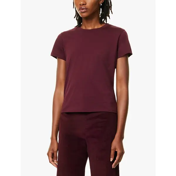FRAME Round-neck Cotton-jersey T-shirt