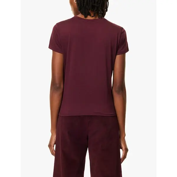 FRAME Round-neck Cotton-jersey T-shirt
