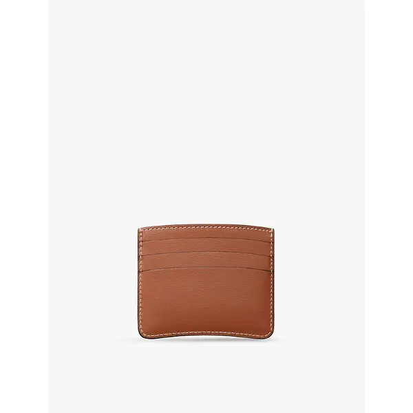 Cartier Panthère De Leather Card Holder - Caramel