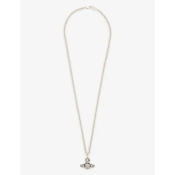 VIVIENNE WESTWOOD Carmela Necklace - Antique Platinum White