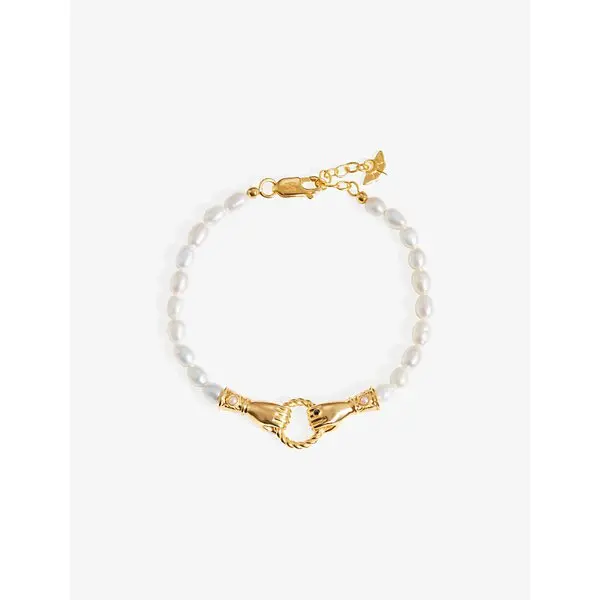 MISSOMA Harris Reed X Good Hands Pearl Bracelet - Gold