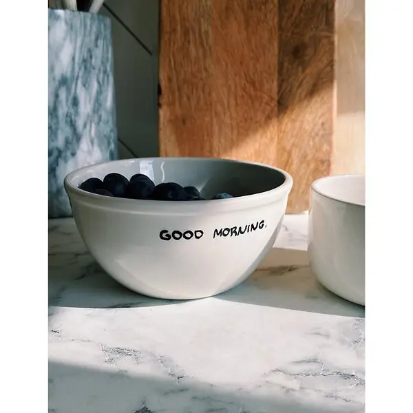 ANNA + NINA Good Morning Ceramic Bowl 14cm