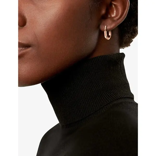 Tiffany & Co. Small 18ct Rose-gold Hoop Earrings