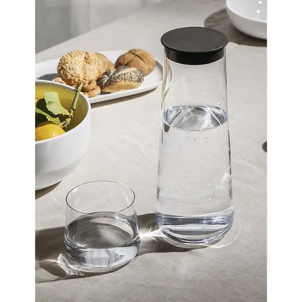 ALESSI Eugenia Glass Pitcher With Cap 25cm