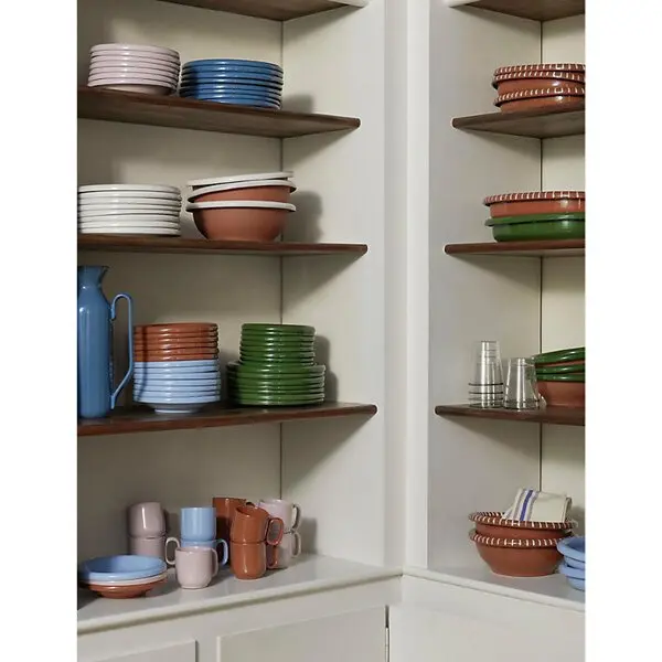 HAY Barro Round Terracotta Plates Set Of Two