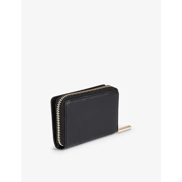 Whistles Koa Branded Leather Purse - Black