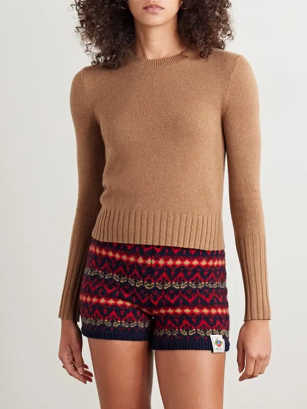 Guest In Residence Shrunken Cashmere Sweater - Brown