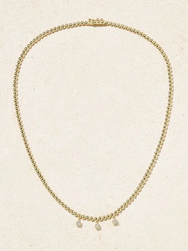 JENNIFER MEYER 18-karat Diamond Necklace - Gold