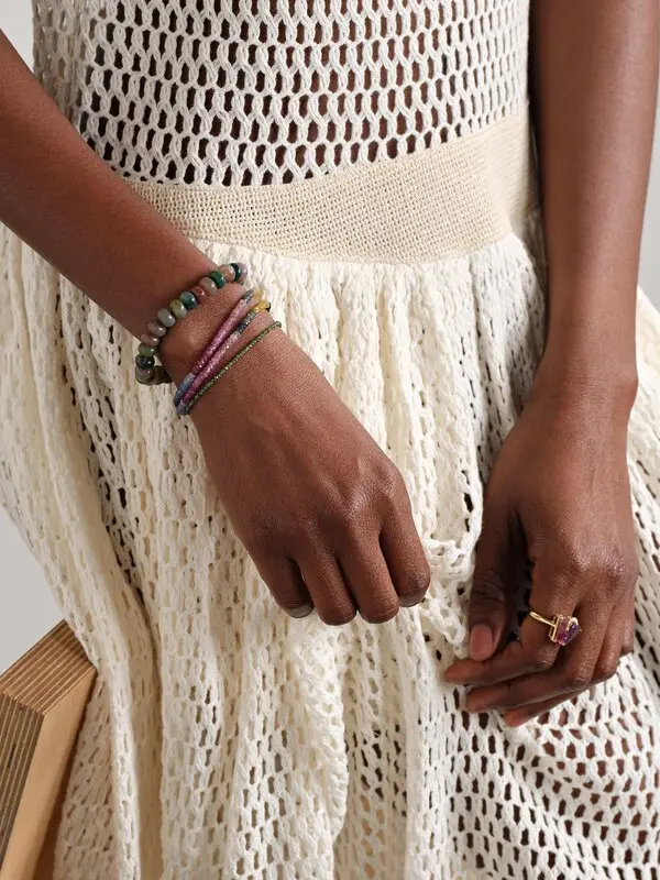 Jia Jia Gold Bracelet - Green