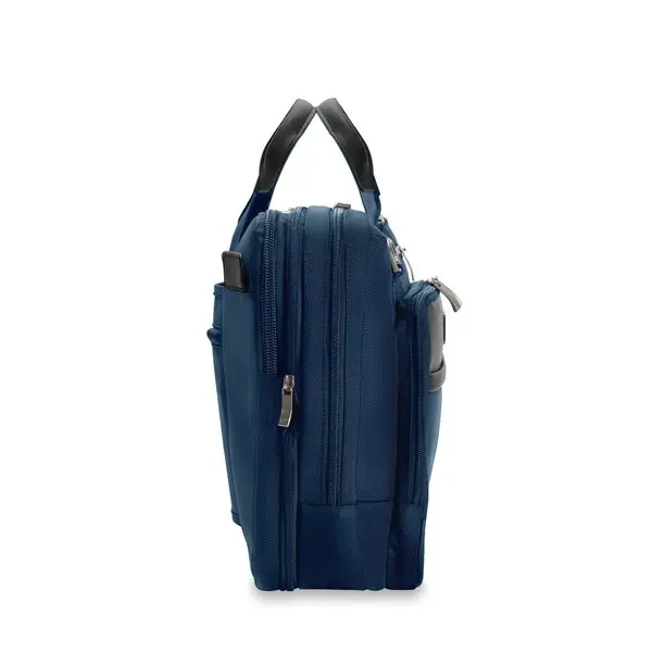 Briggs & Riley Medium Expandable Briefcase - Navy