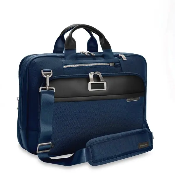 Briggs & Riley Medium Expandable Brief - Navy