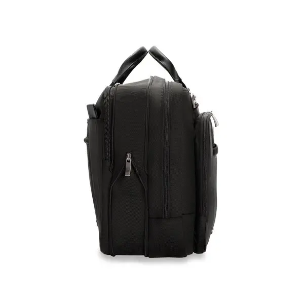 Briggs & Riley Large Expandable Briefcase - Black