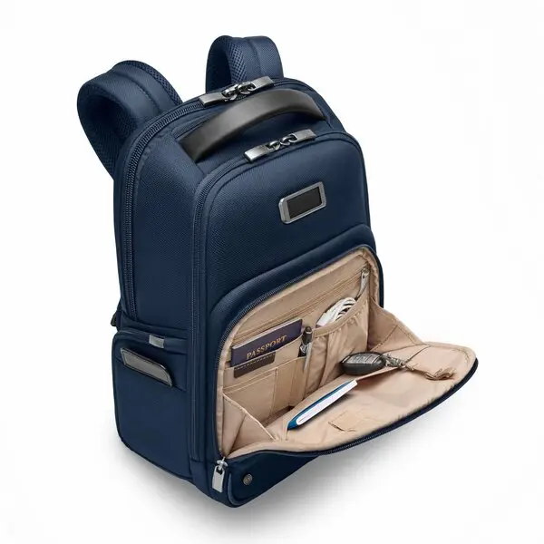 Briggs & Riley Medium Backpack - Navy