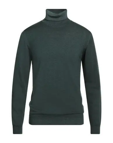 DANIELE FIESOLI Turtleneck Merino Wool Sweater - Green
