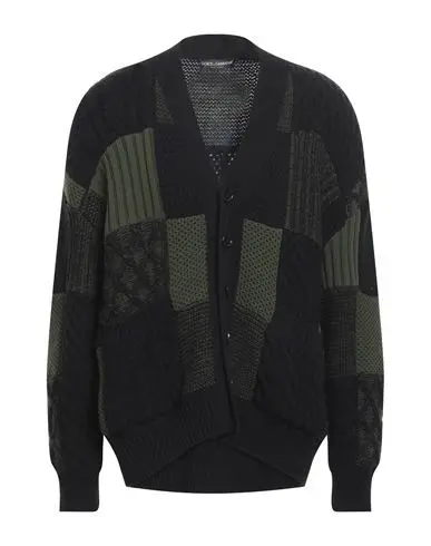 Dolce & Gabbana Virgin Wool Cardigan - Black