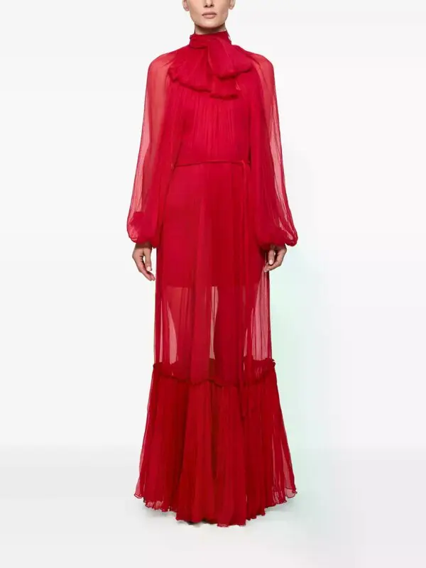 ATU BODY COUTURE Pleat-detail Maxi Dress