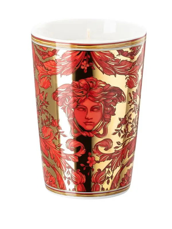Versace Medusa Garland Candle - Gold