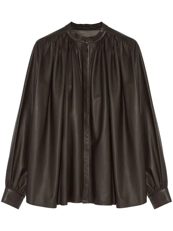 YVES SALOMON Pleated Shirt
