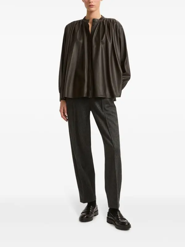 YVES SALOMON Pleated Shirt