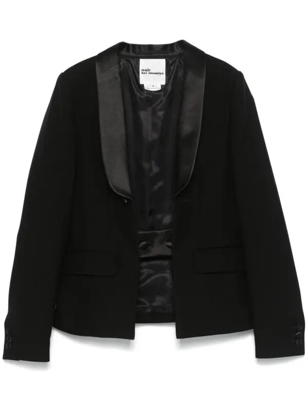 Noir Kei Ninomiya Shawl-lapels Blazer
