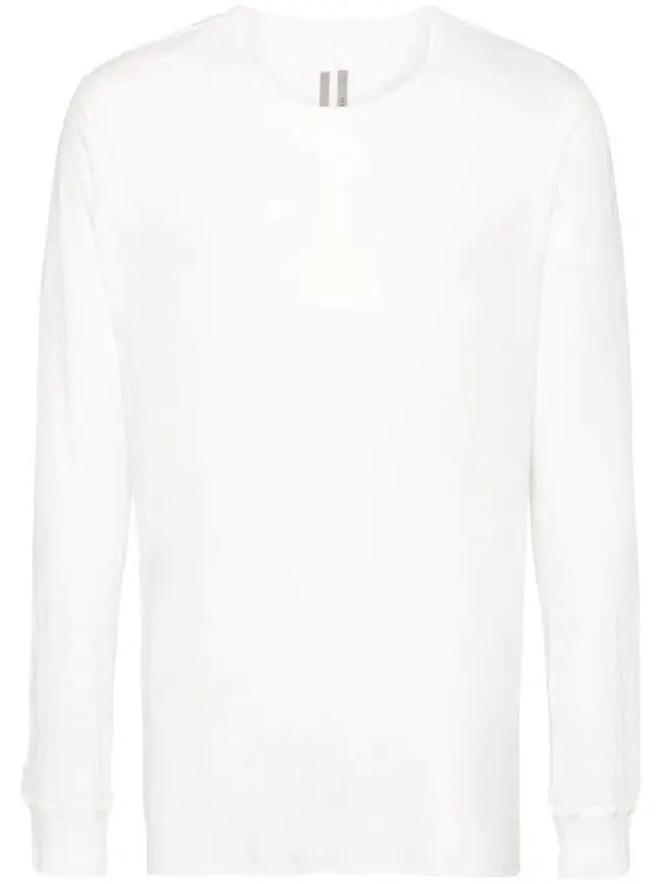 Rick Owens Sheer Cotton Long-sleeved T-shirt