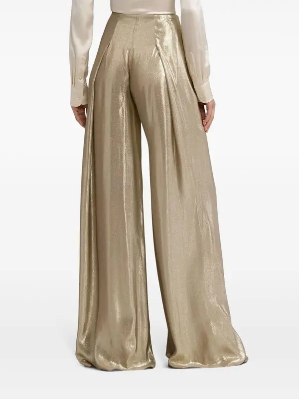 Ralph Lauren Franncis Metallic Wide Leg Trousers