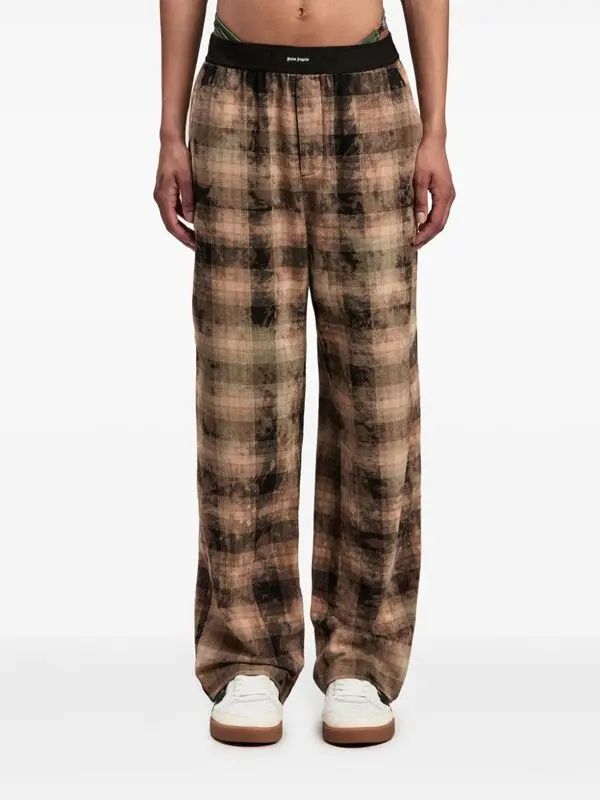 Palm Angels Check-print Track Pants