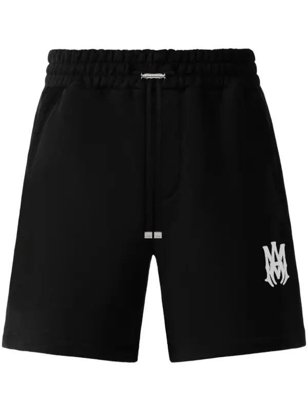 Amiri Logo-print Track Shorts - Black